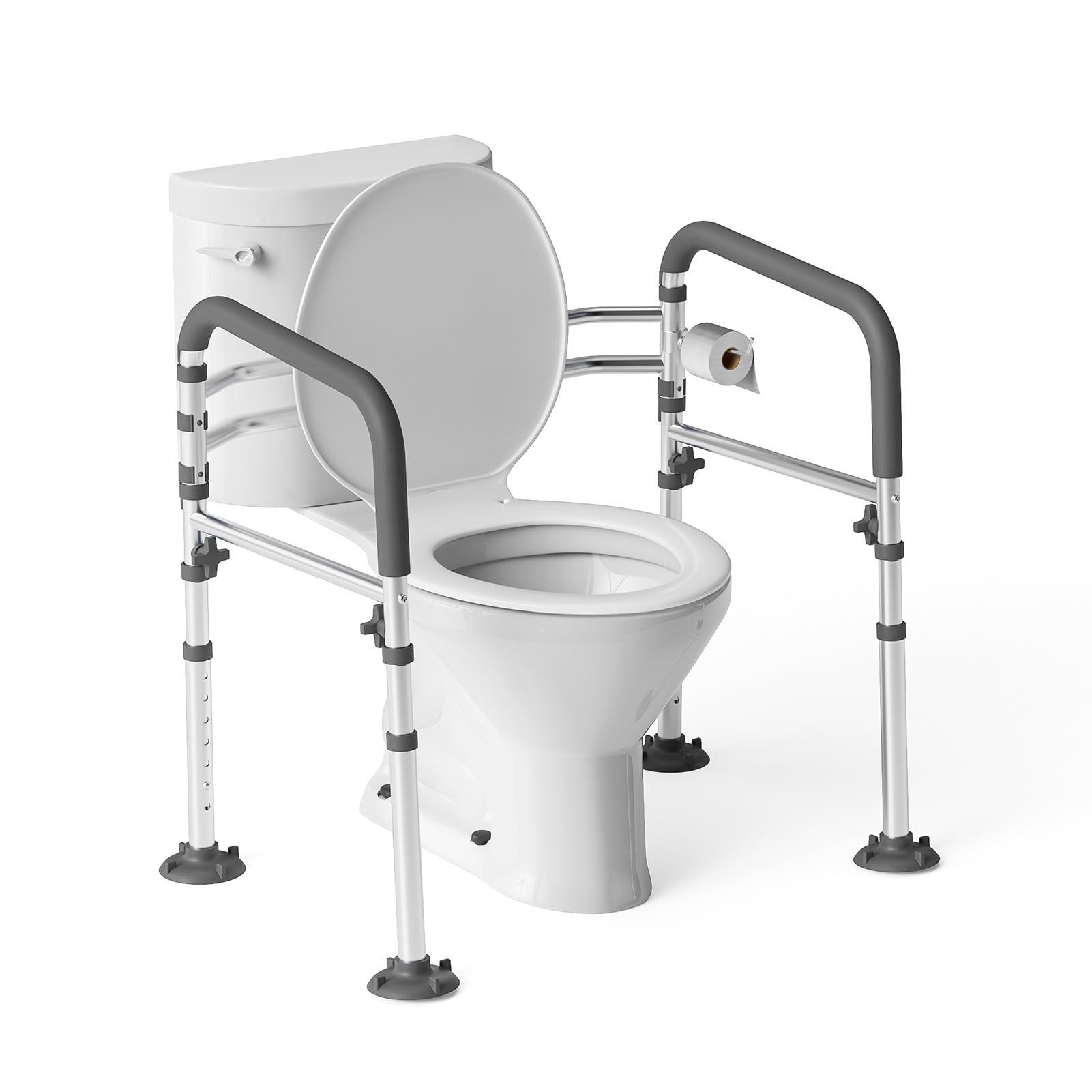 Loyoda Toilet Safety Rail,Height-Adjustable Toilet Frame Width ...